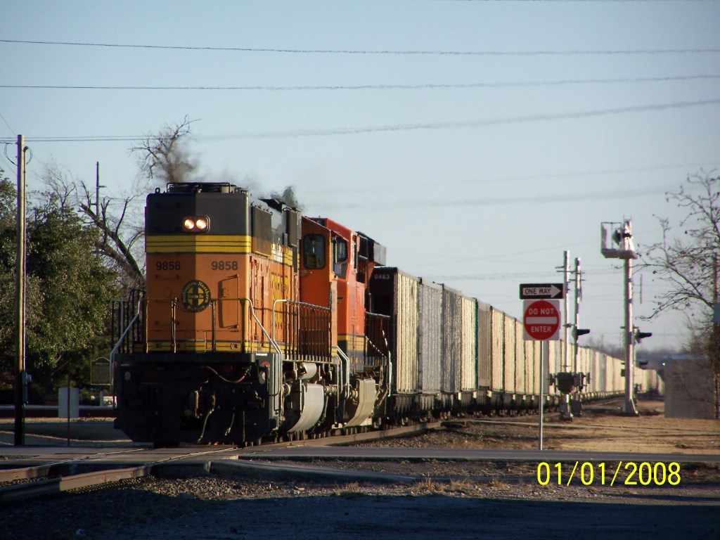 BNSF SD70MAC 9858
